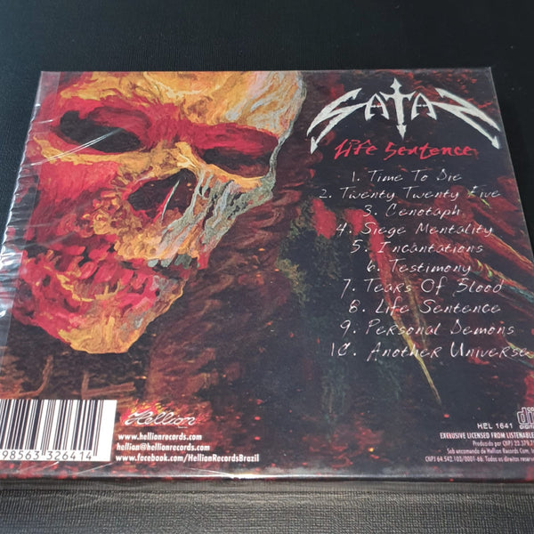 Satan - Life Sentence - SLIPCASE BRA + POSTER – Babylon Store