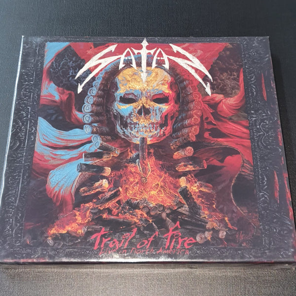 Satan - Trail Of Fire: Live In North America - SLIPCASE BRA + POSTER ...